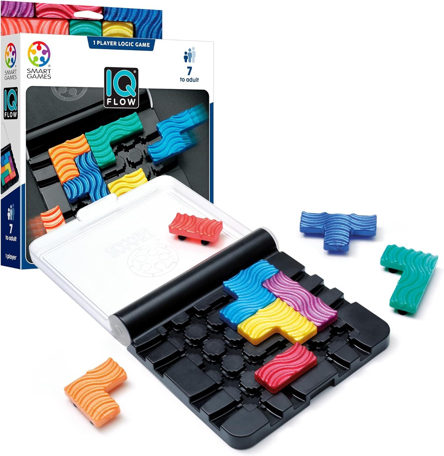 Smart Games Spiel SmartGames IQ Flow – Schiebe-Logikspiel im ...