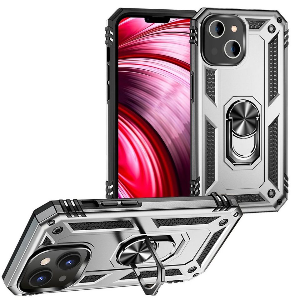 Nalia Smartphone Hülle Apple Iphone 14 Plus Stoßfeste Military Style