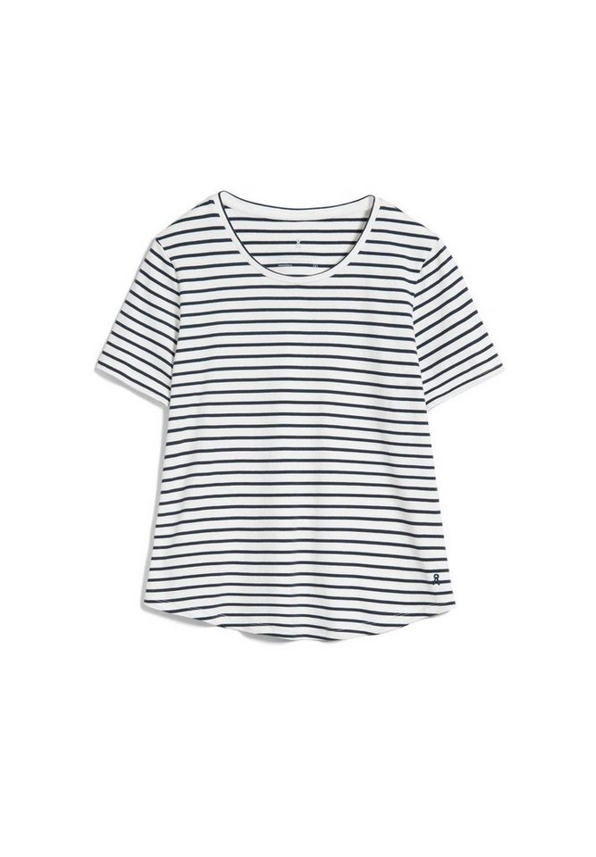 Armedangels T Shirt Minaa Stripes Damen T Shirt Aus Bio Baumwolle 1