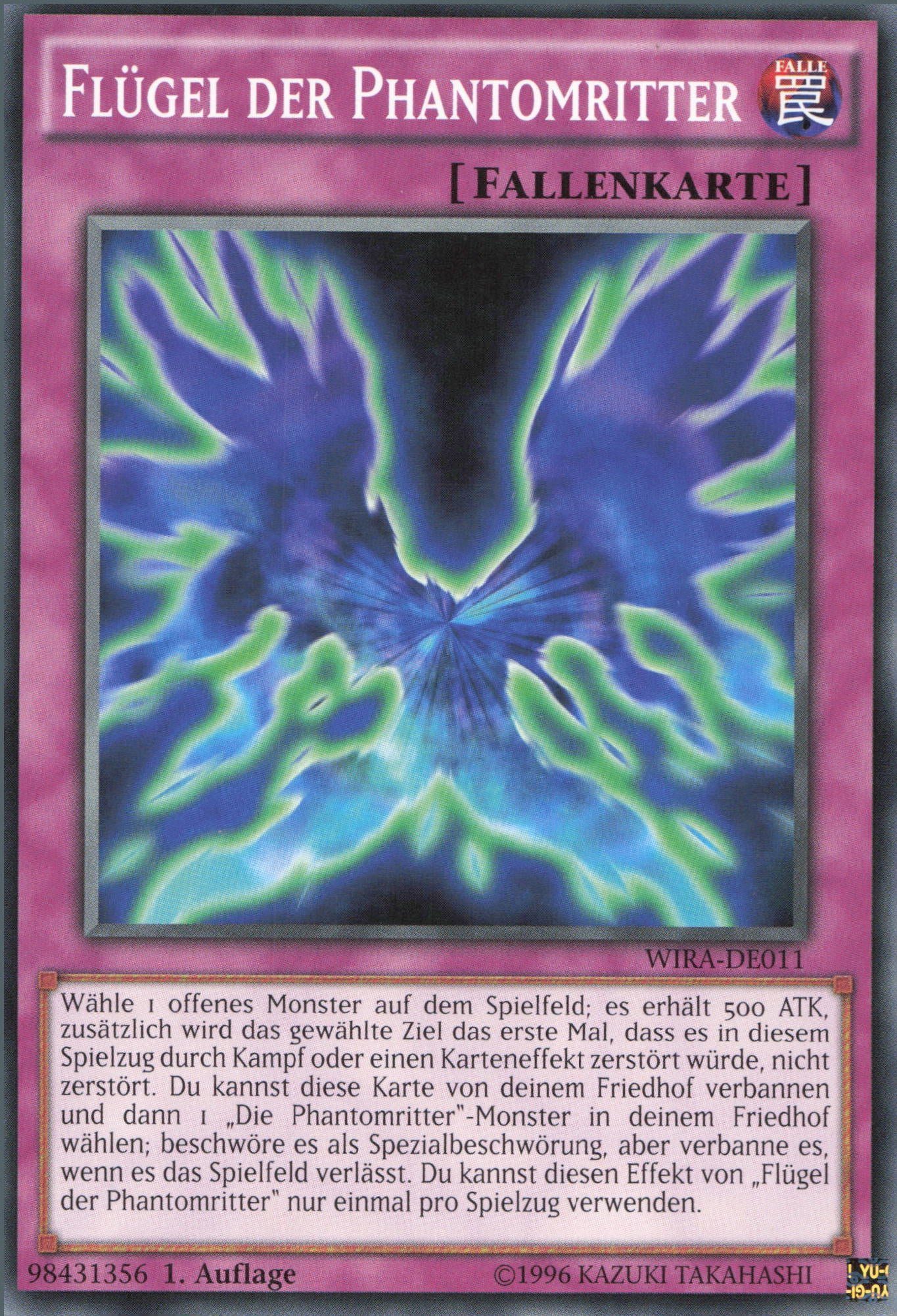 Recollectibles Sammelkarte Yugioh Karte Flügel Der Phantomritter
