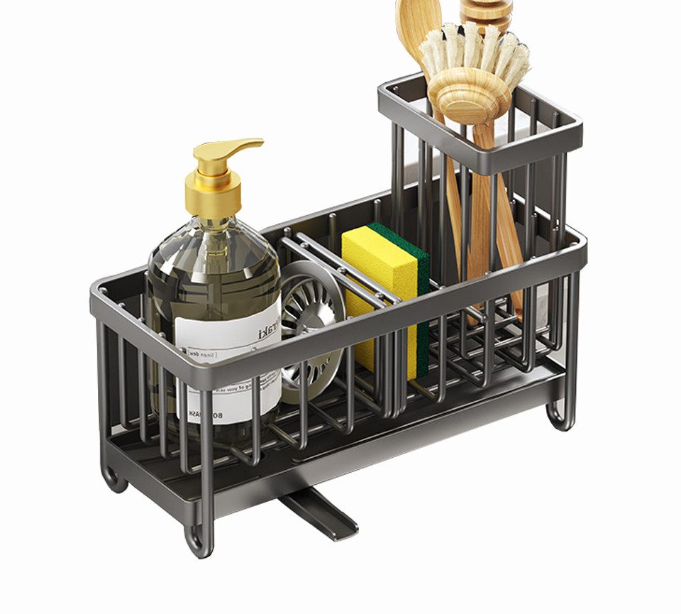 Coonoor Küchenorganizer Set Spülbecken Organizer Edelstahl Mit
