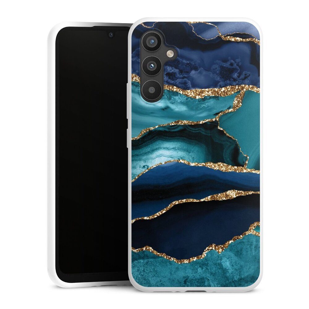 Deindesign Handyhülle Marmor Trends Glitzer Look Samsung Galaxy A34 5g