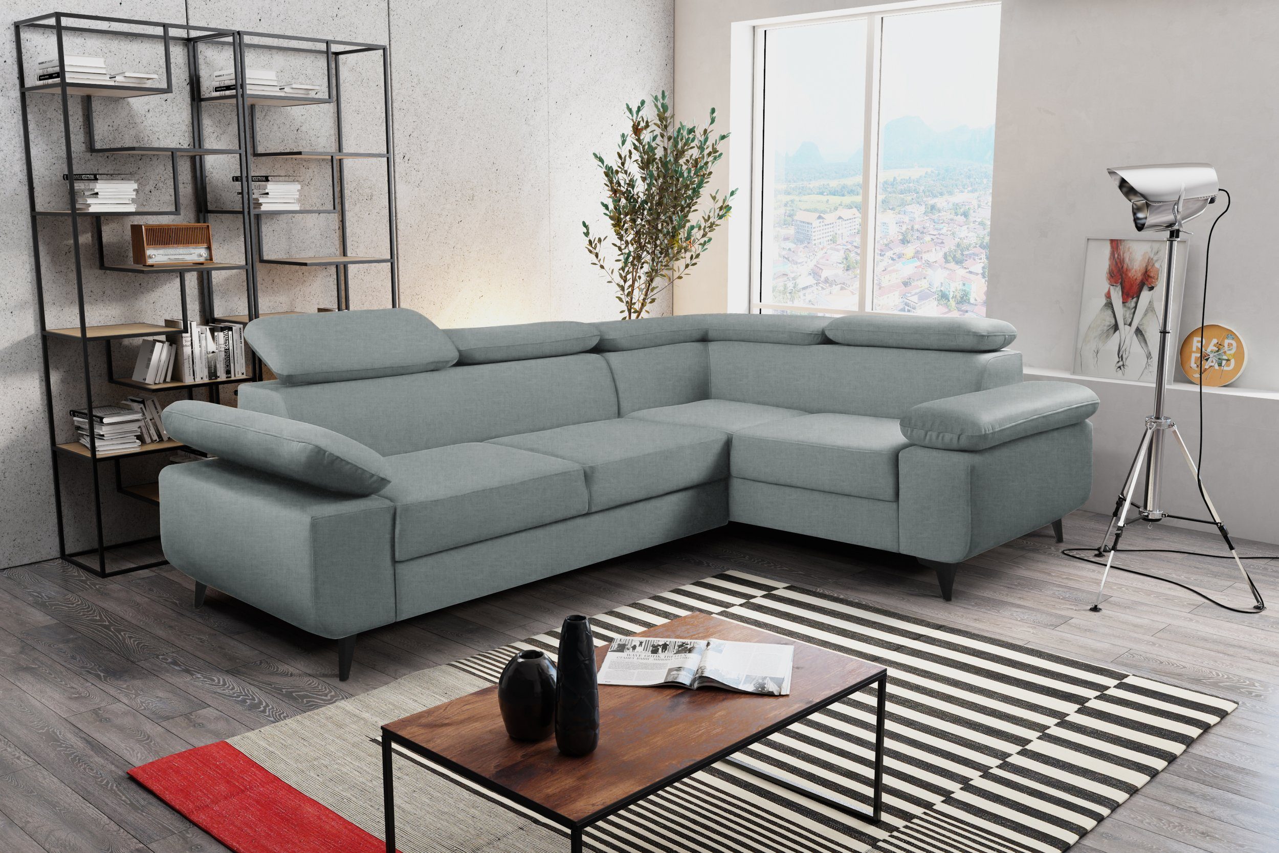 Stylefy Ecksofa Fabiosa L Form Eckcouch Ottomane Links Oder Rechts