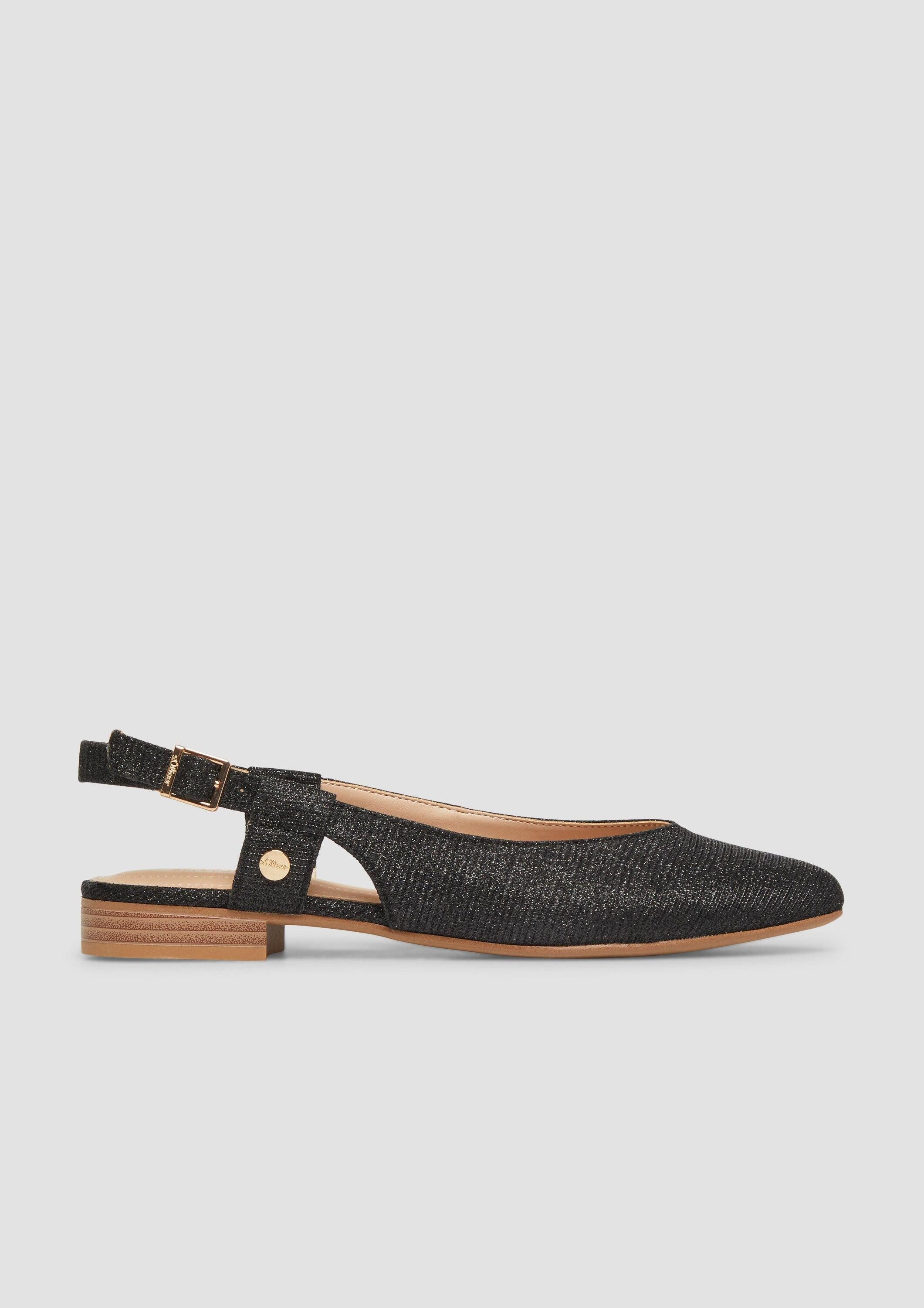 s.Oliver Ballerinas Ballerina Slingback-Ballerinas mit Dornschließe