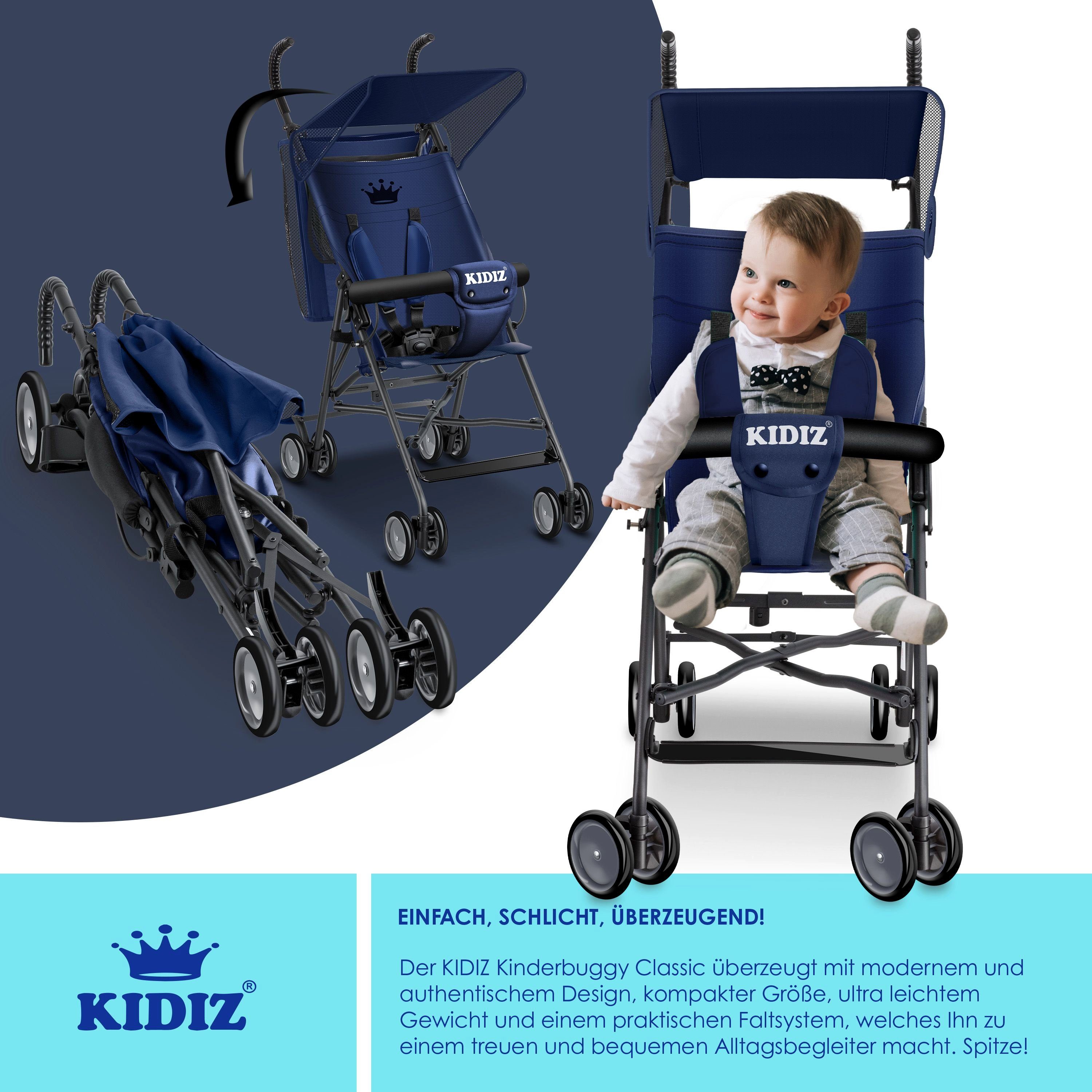 KIDIZ Kombi-Kinderwagen, Kinderwagen CITY Buggy Kinderbuggy klappbar ...