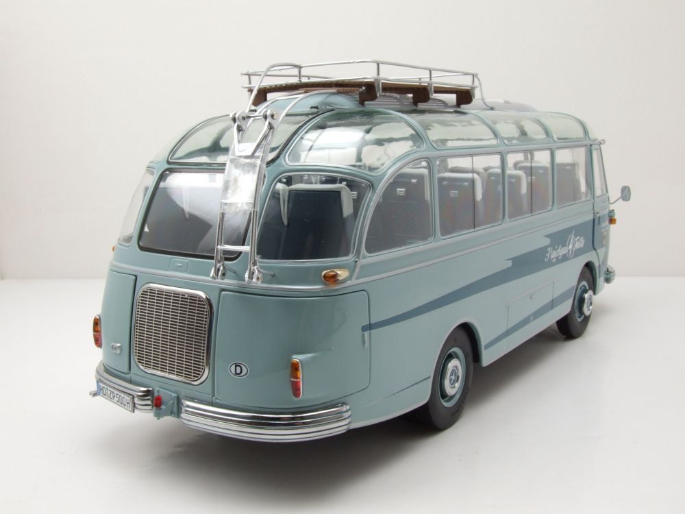 Schuco Modellauto Setra S6 Bus Kraichgau Falke blau Modellauto 1:18 ...