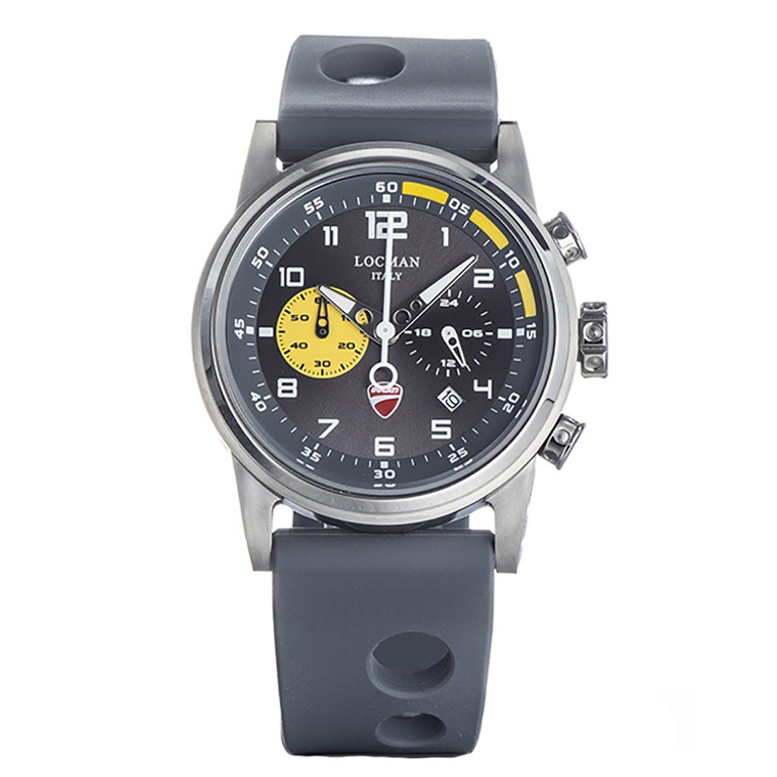 Locman Italy Chronograph, Gehäusematerial: Stahl