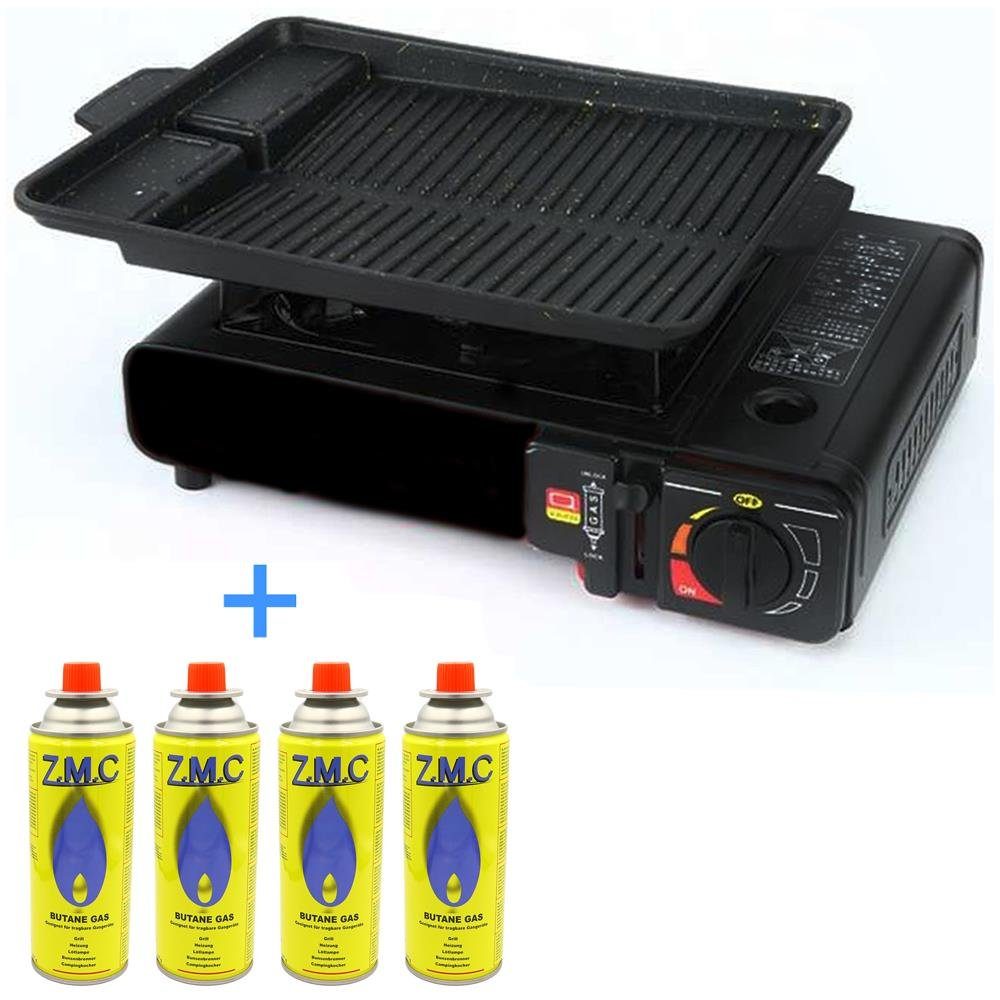 Otto Trade™ Купити Плита для кемпінгу Gaskocher 2in1 Campingkocher