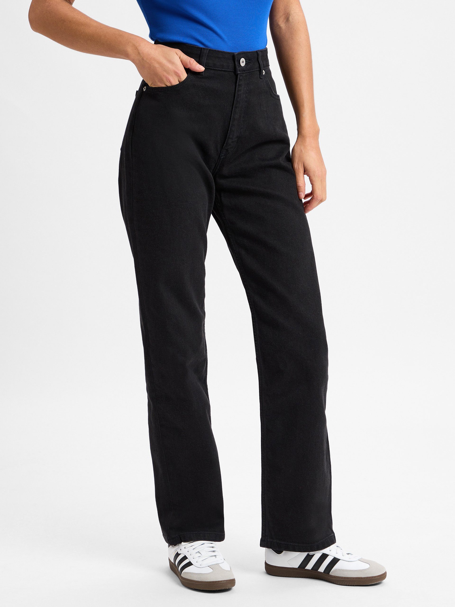 HUGO Blue 5-Pocket-Hose Elyah, Rückseitiges Label-Patch