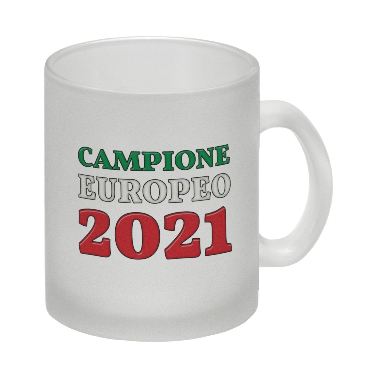 Speecheese Tasse Campione Europeo 2021 Glas Tasse Its Coming Home