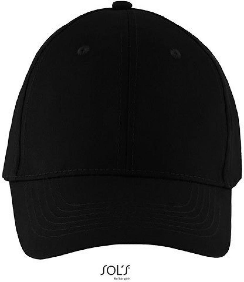 SOLS Baseball Cap Six Panel Cap Solar, 6-Panel-Form