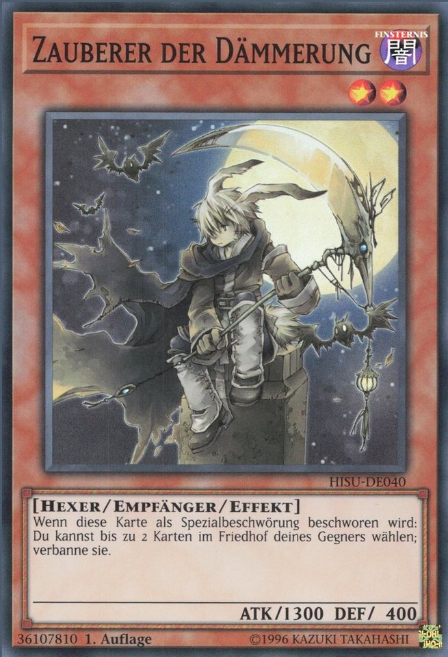 Recollectibles Sammelkarte Yugioh Karte Zauberer Der Dämmerung Deutsch