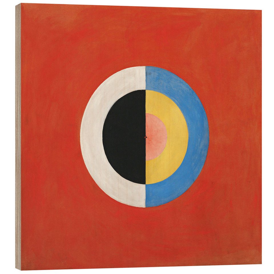 Posterlounge Holzbild Hilma Af Klint Der Schwan Nr 17 Wohnzimmer