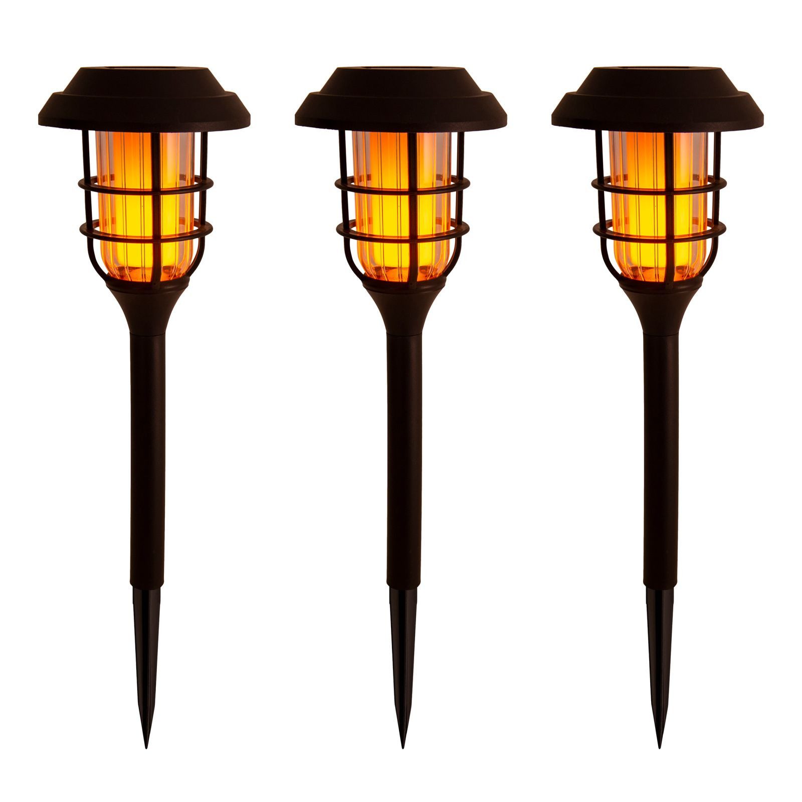 Bmf Versand Led Solarleuchte Solarleuchte Garten 3er Set Laterne
