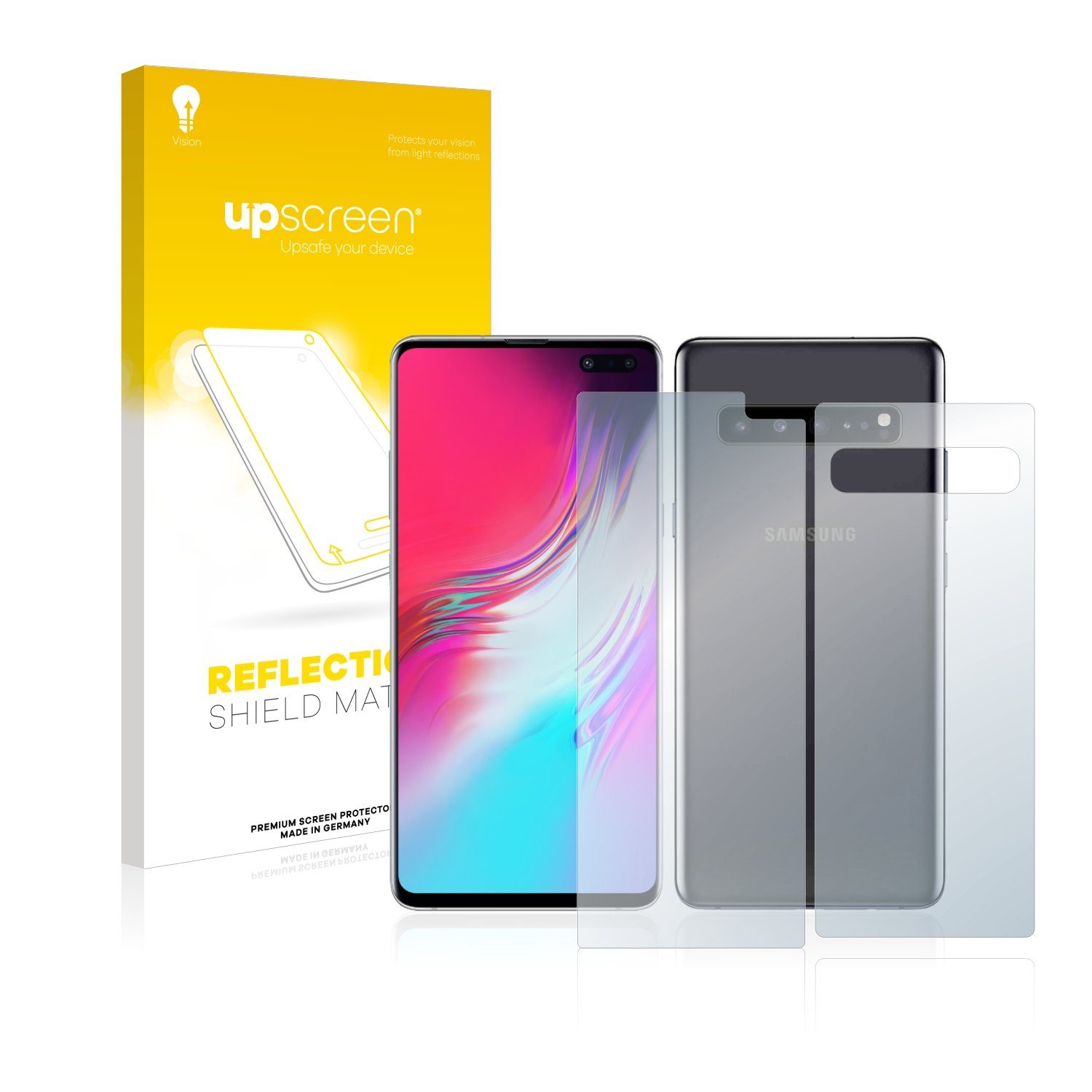 Upscreen Schutzfolie Für Samsung Galaxy S10 5g Vorder Rückseite