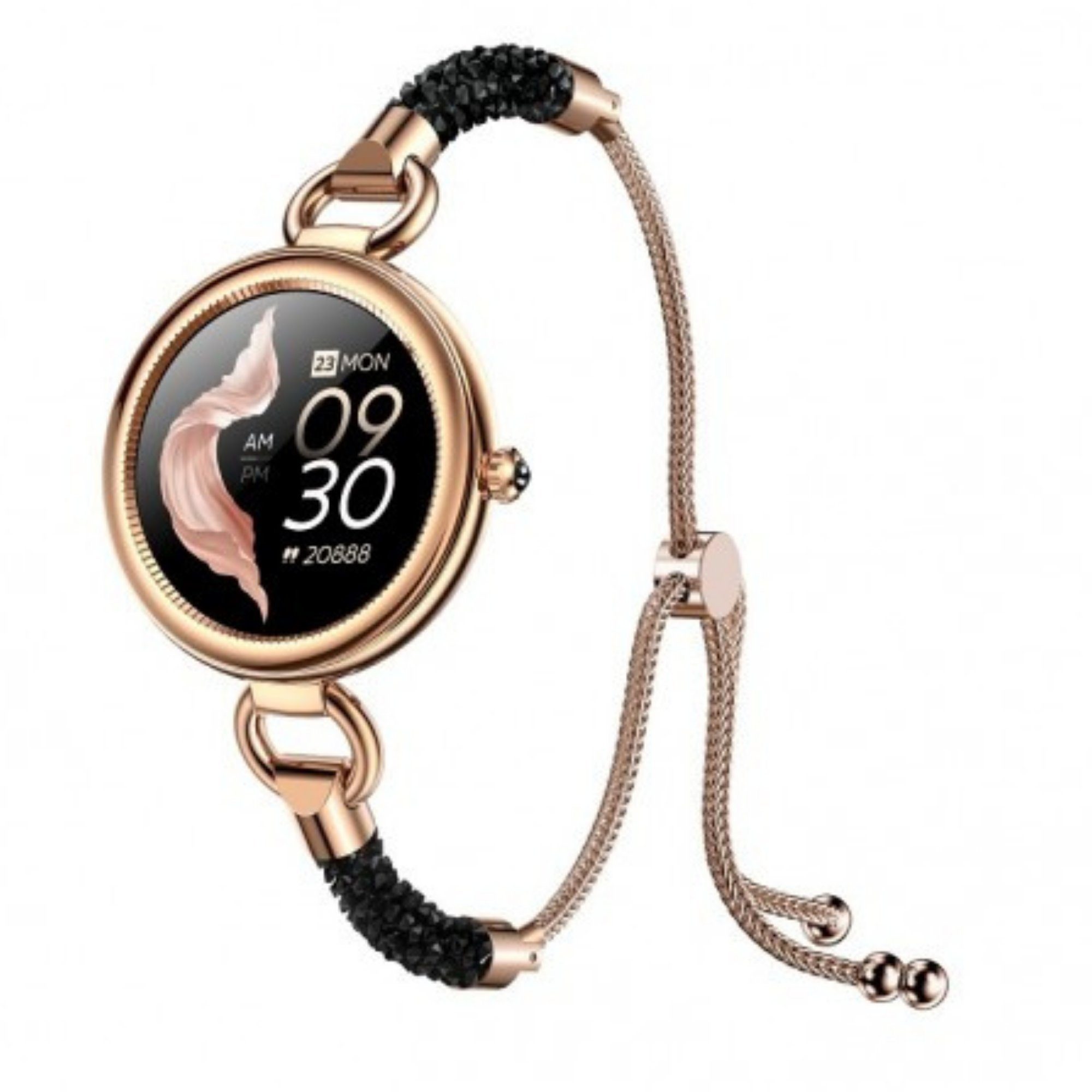 Maxcom Maxcom Crystal Harmony Smartwatch Schwarz Watch, 1-tlg.