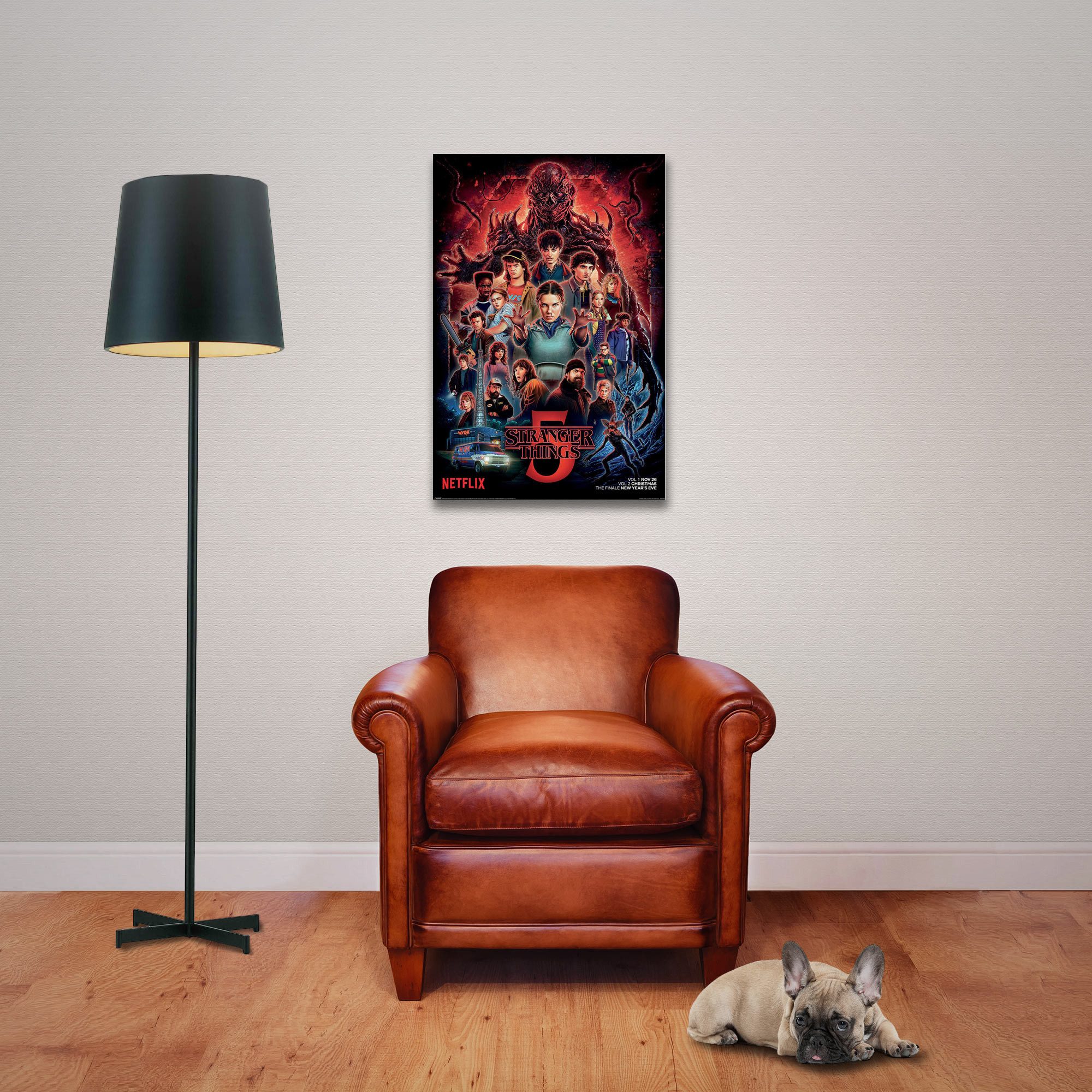 Poster Stranger Things - Staffel 5 - One Sheet - Poster 61x91,5 cm, Print