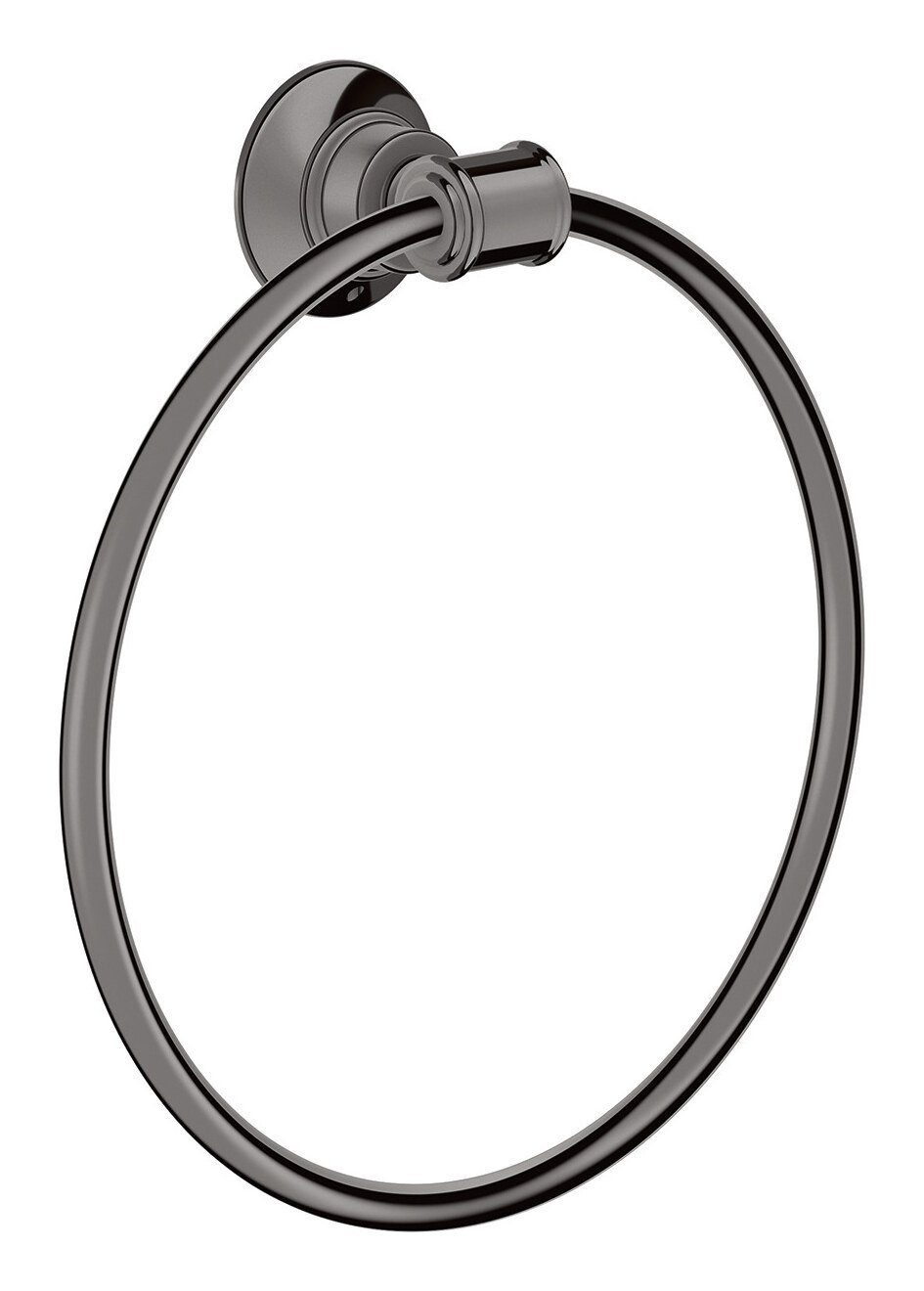 hansgrohe Handtuchhalter Axor Montreux, Handtuchring - Polished Black Chrome