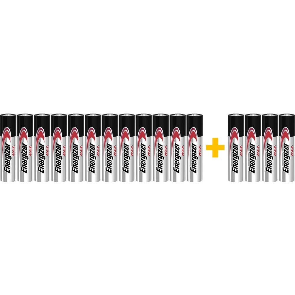 Energizer Alkaline Micro-Batterien, 12+4 E303341000 Batterie