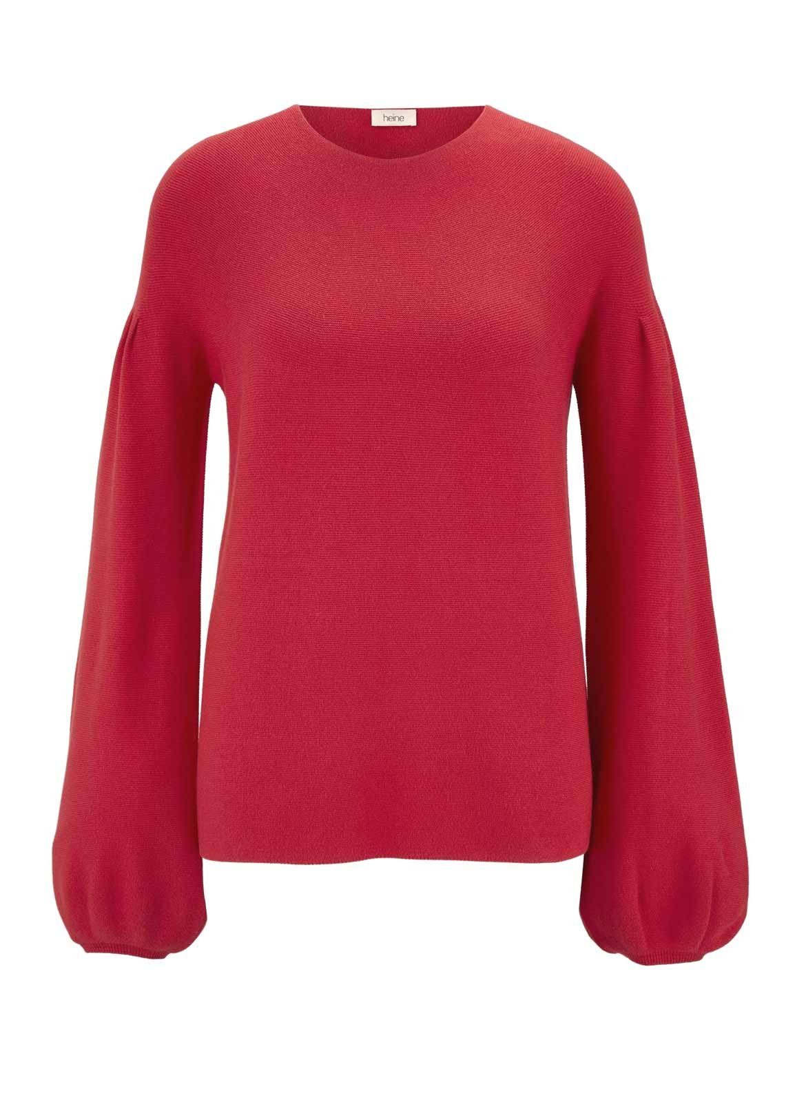 heine Wickelpullover HEINE Damen Pullover, rot
