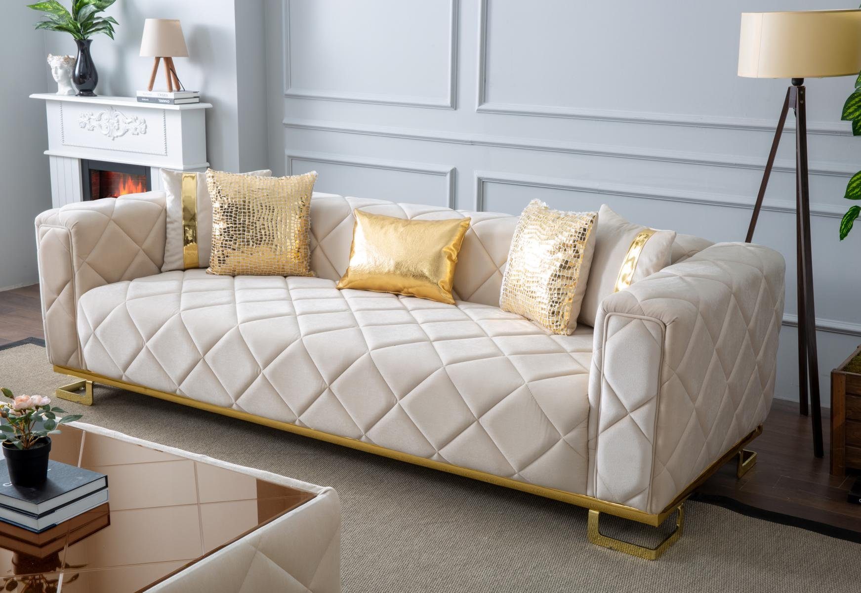 Jvmoebel Sofa Design Dreisitzer Couch Polster Sofa Modern 3er Sofas