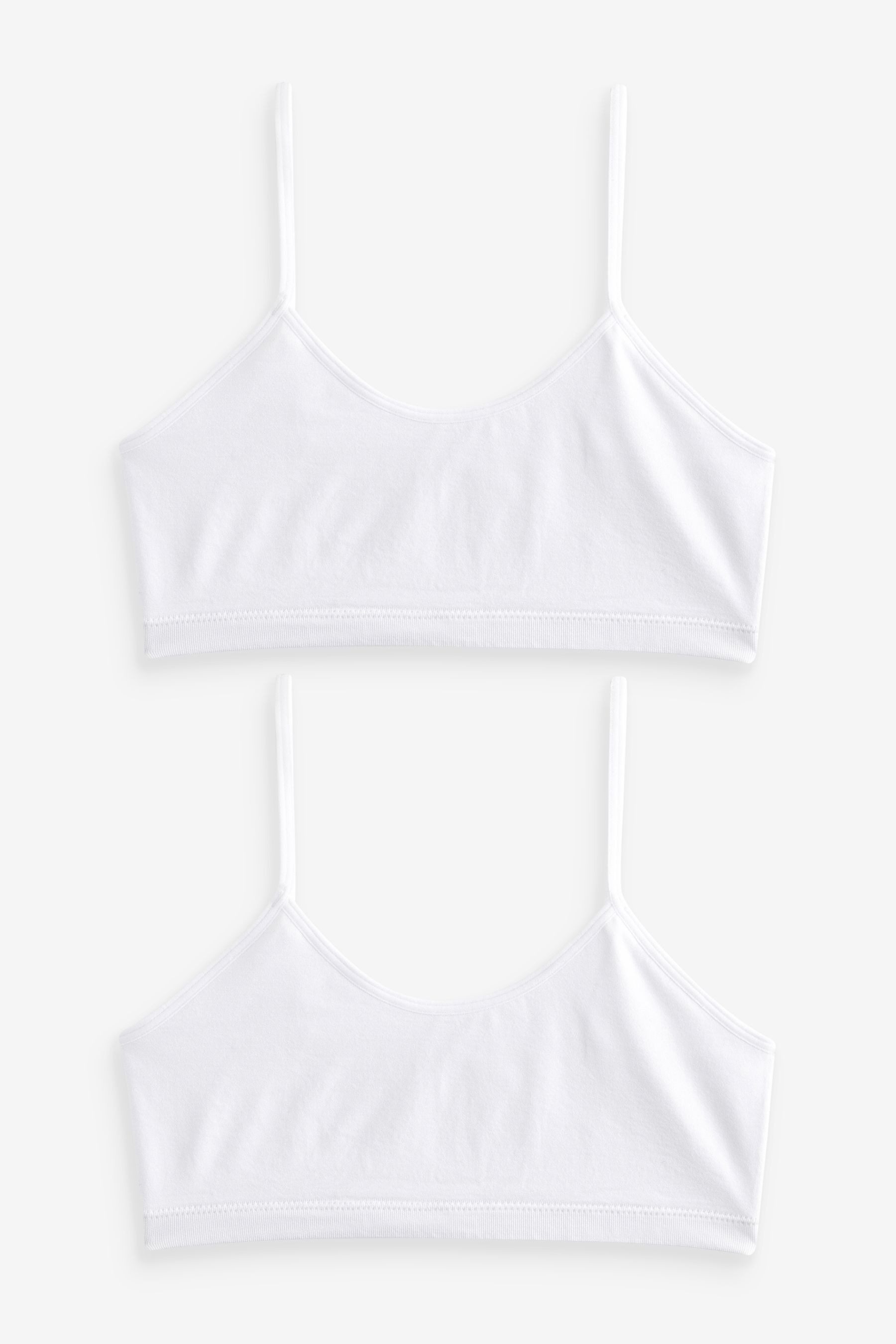 Next Crop Top Nahtloses Kurtop Mit Spaghettiträgern 3er Pack 2 Tlg