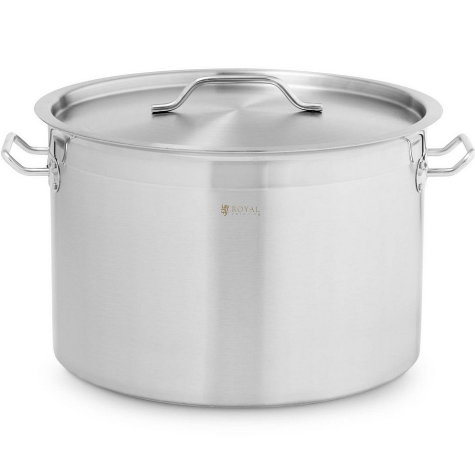Royal Catering Kochtopf Edelstahl Kochtopf Induktion Topf Suppentopf