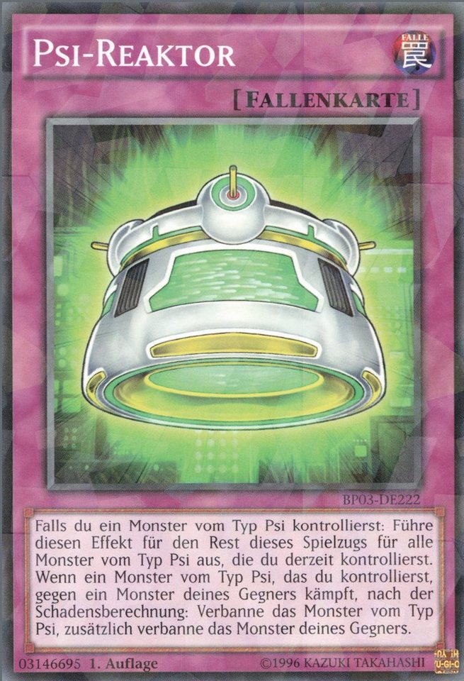 Recollectibles Sammelkarte Yugioh Karte Psi Reaktor V 2 Yu Gi Oh
