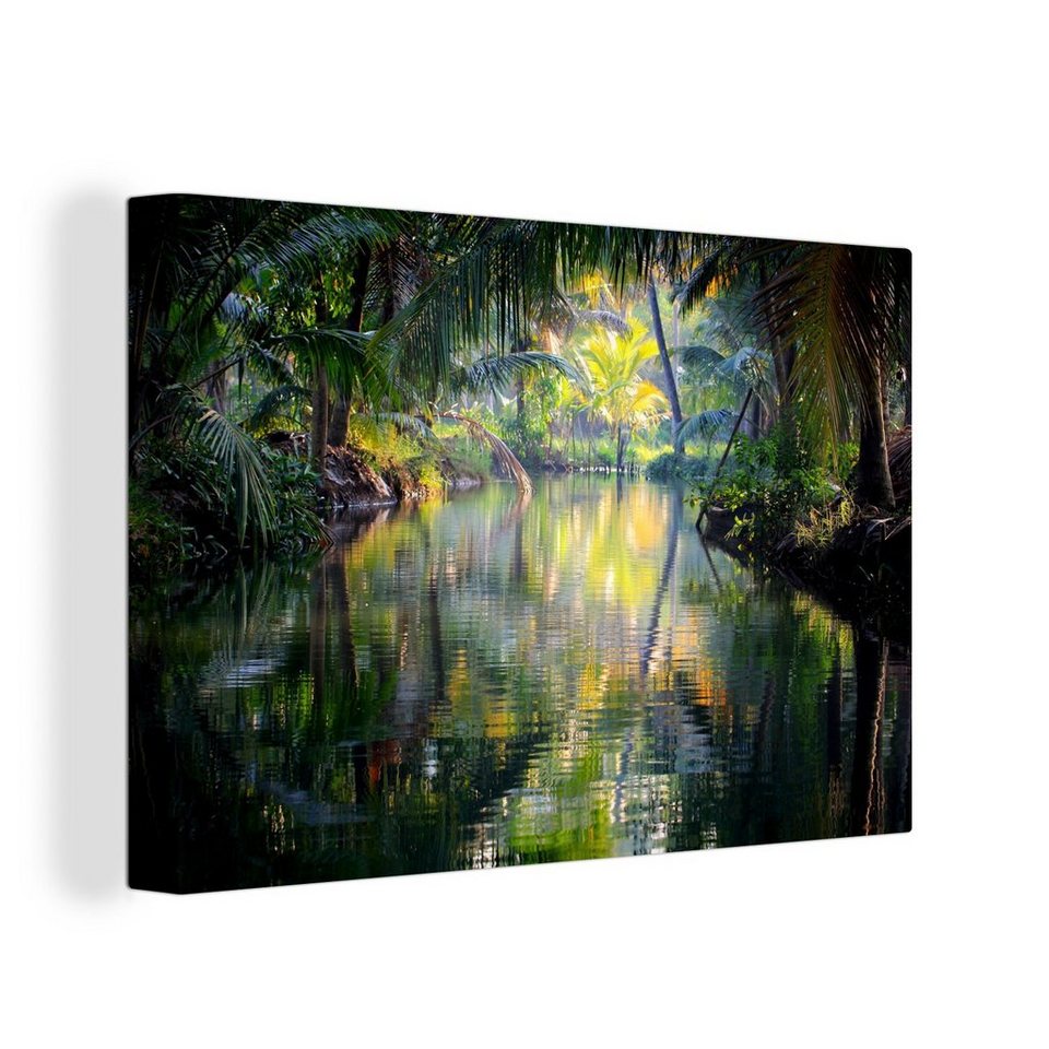Onemillioncanvasses® Leinwandbild Kerala Backwaters Auf Der Insel