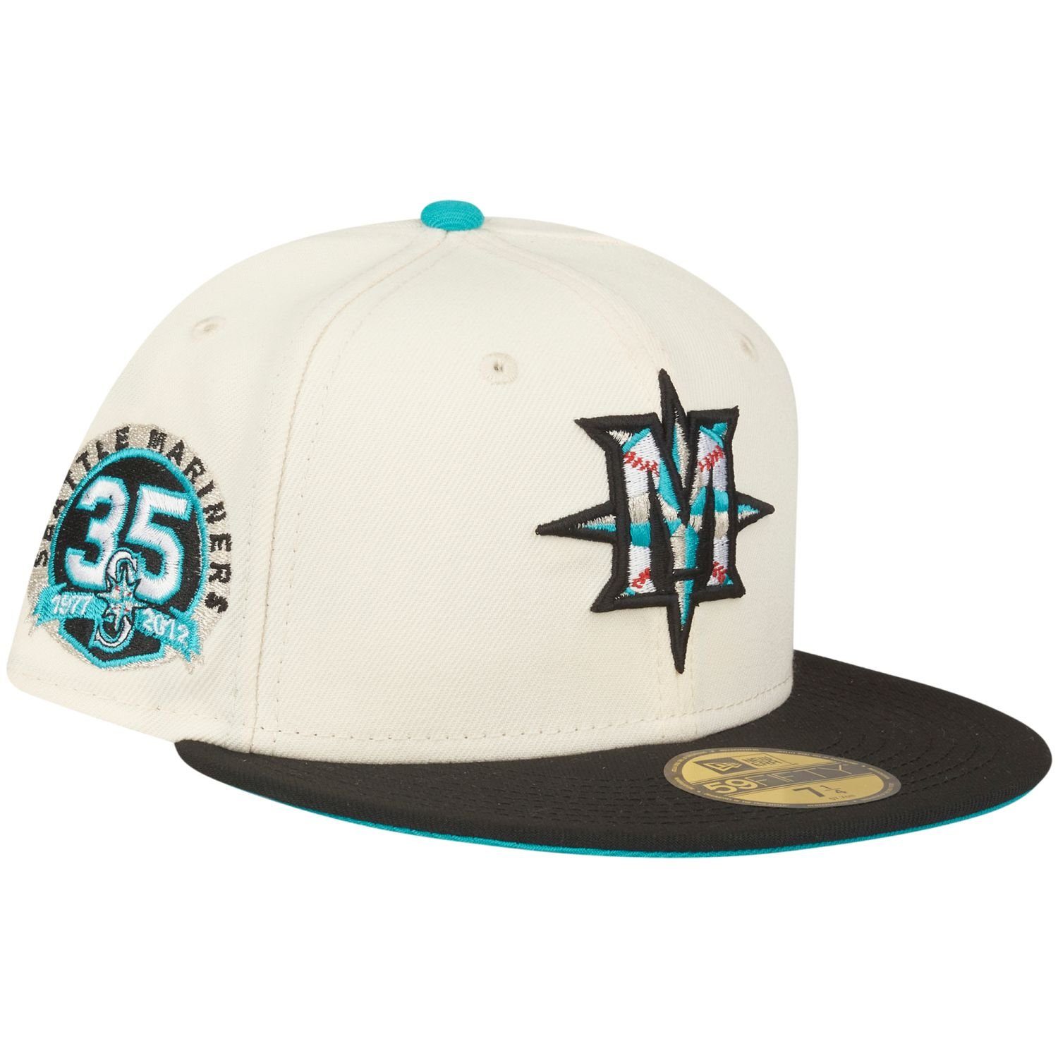 New Era Fitted Cap 59Fifty ANNIVERSARY Seattle Mariners, MLB Seattle ...