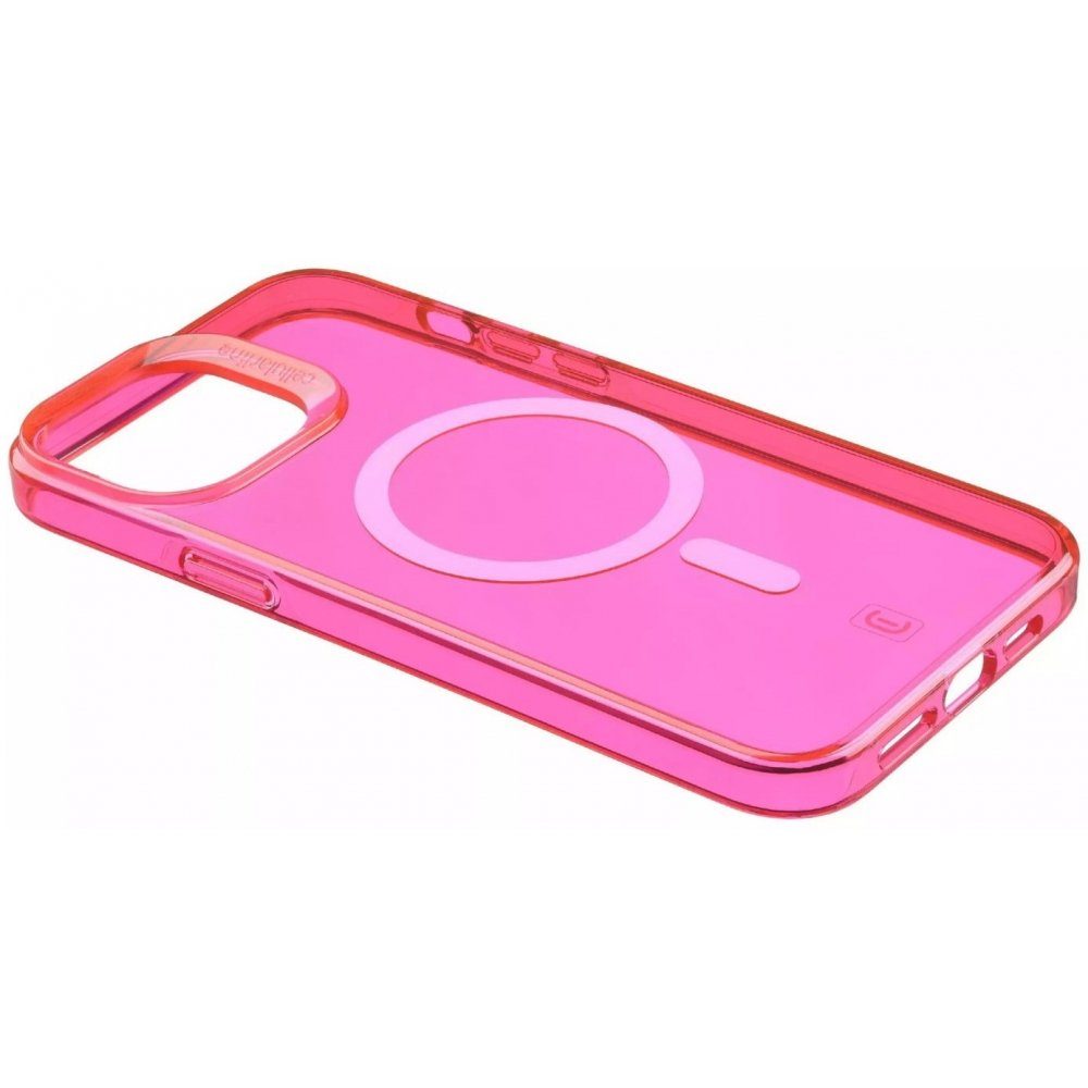 Cellularline Handyhülle Gloss Mag Apple Iphone 14 Schutzhülle Pink