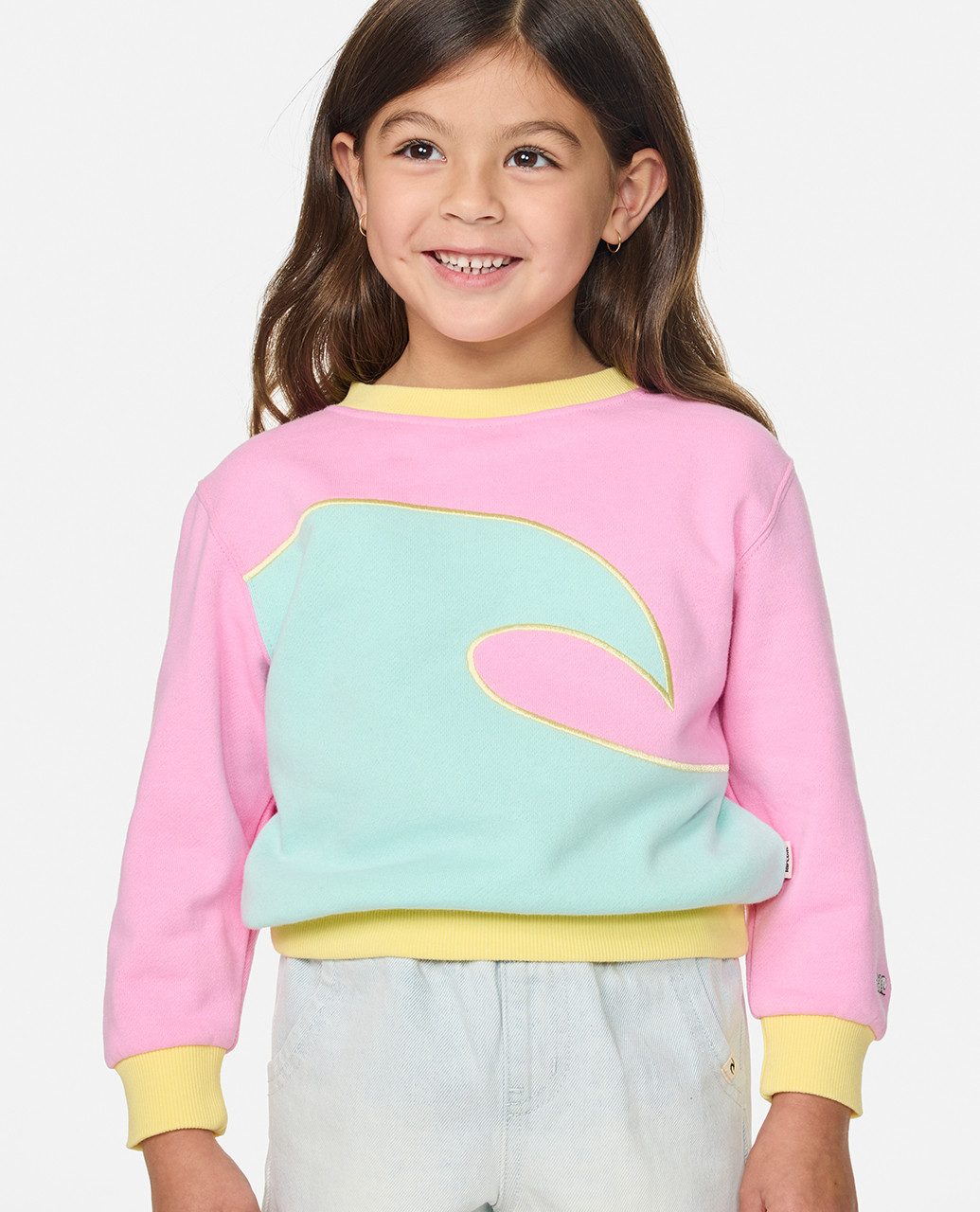 Rip Curl Rundhalspullover Rip Curl Surf Wave Crew Fleece für Mädchen ...