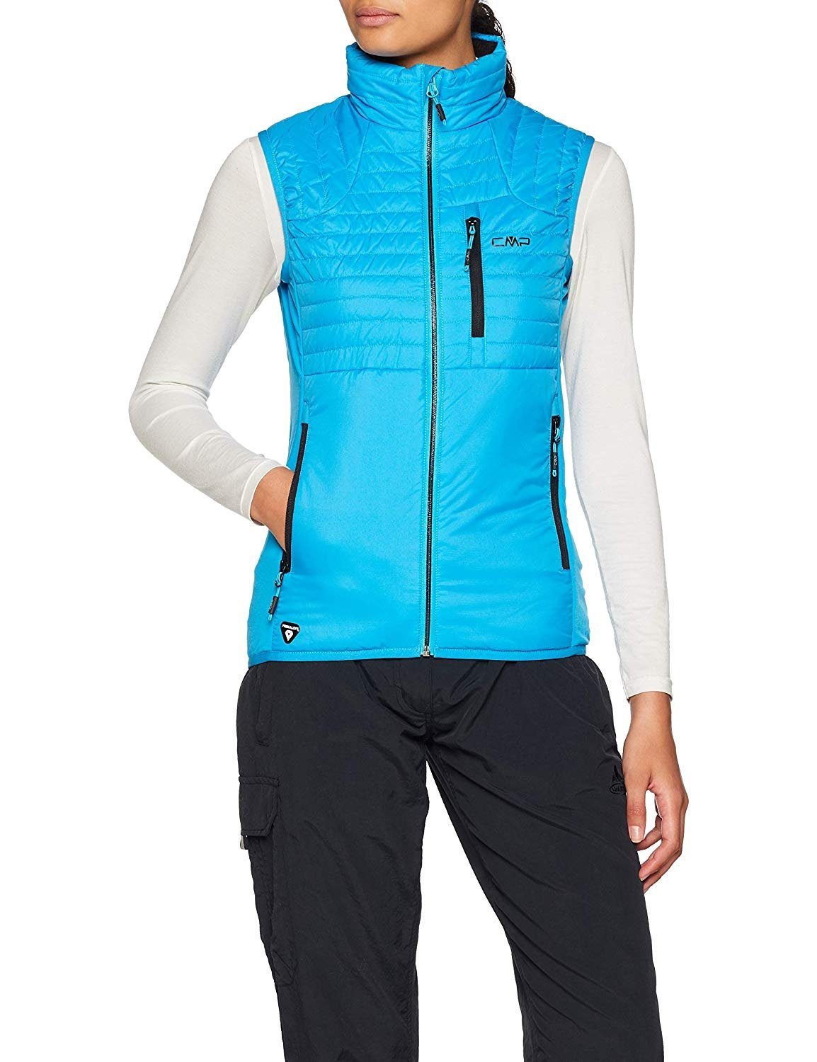 Cmp Softshellweste Cmp Da Weste Nero Hellblau