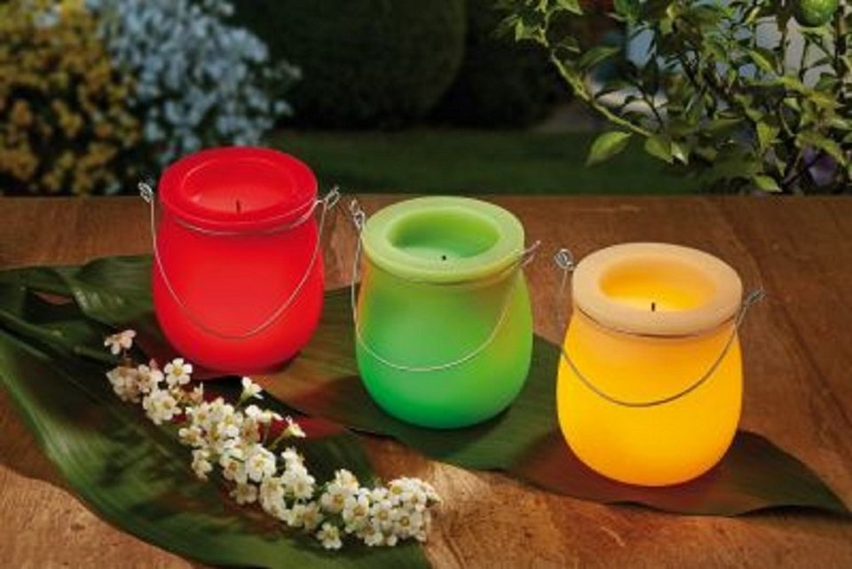 Hellum Led Kerze Hellum Led Duftwachskerzen 3er Set