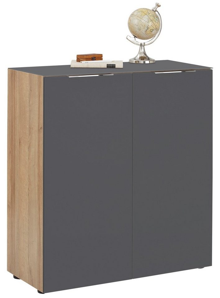 Möbelando Schuhschrank 78517061 Bxhxt 91x99x40 Cm In Riviera Eiche