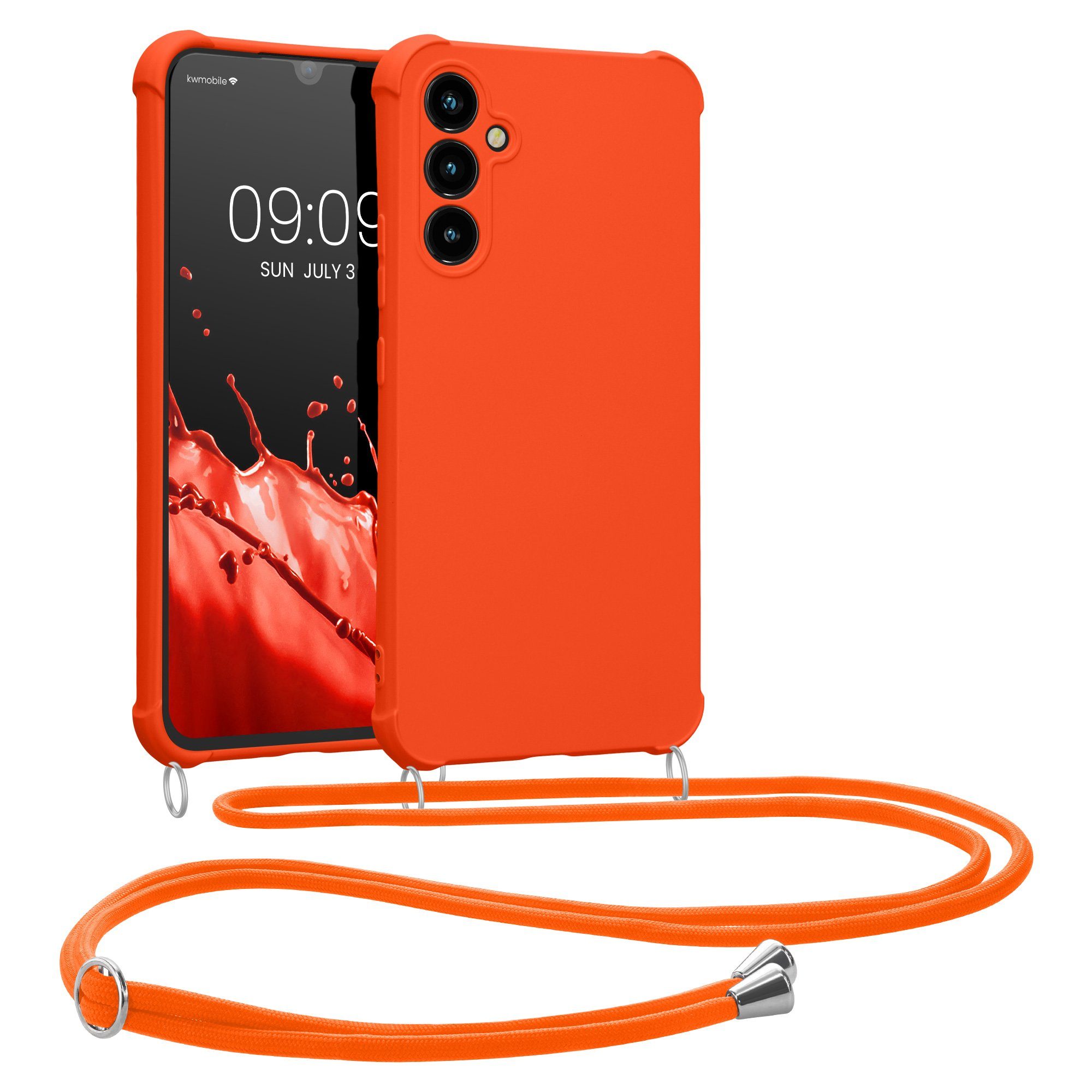 Kwmobile Handyhülle Hülle Für Samsung Galaxy A34 5g Mit Metall Kette