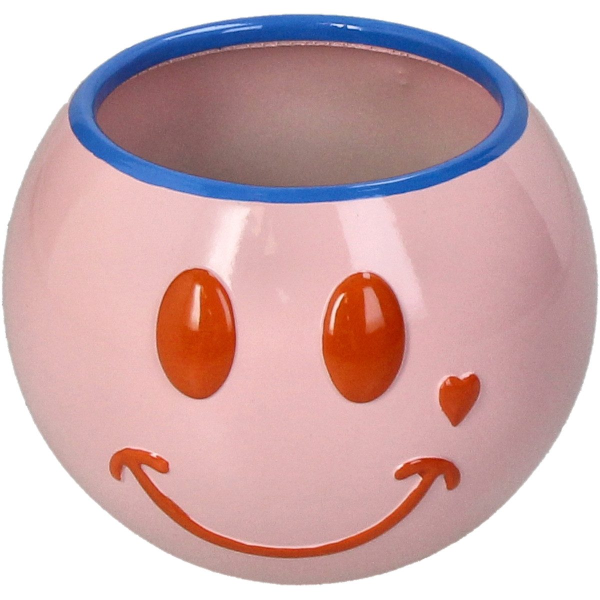 Kersten BV Blumentopf Smiley Blumentopf/ Behälter Pink