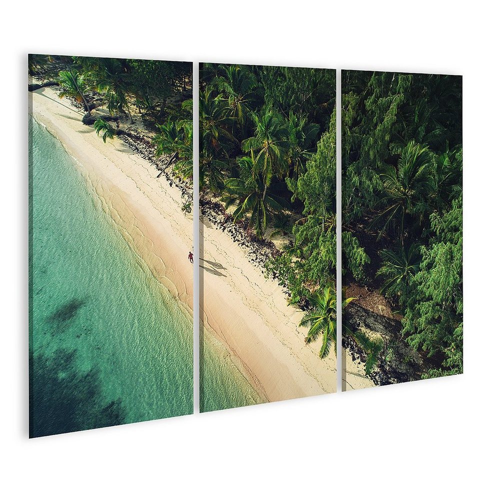 Islandburner Leinwandbild Bild Auf Leinwand Luftaufnahme Tropischer