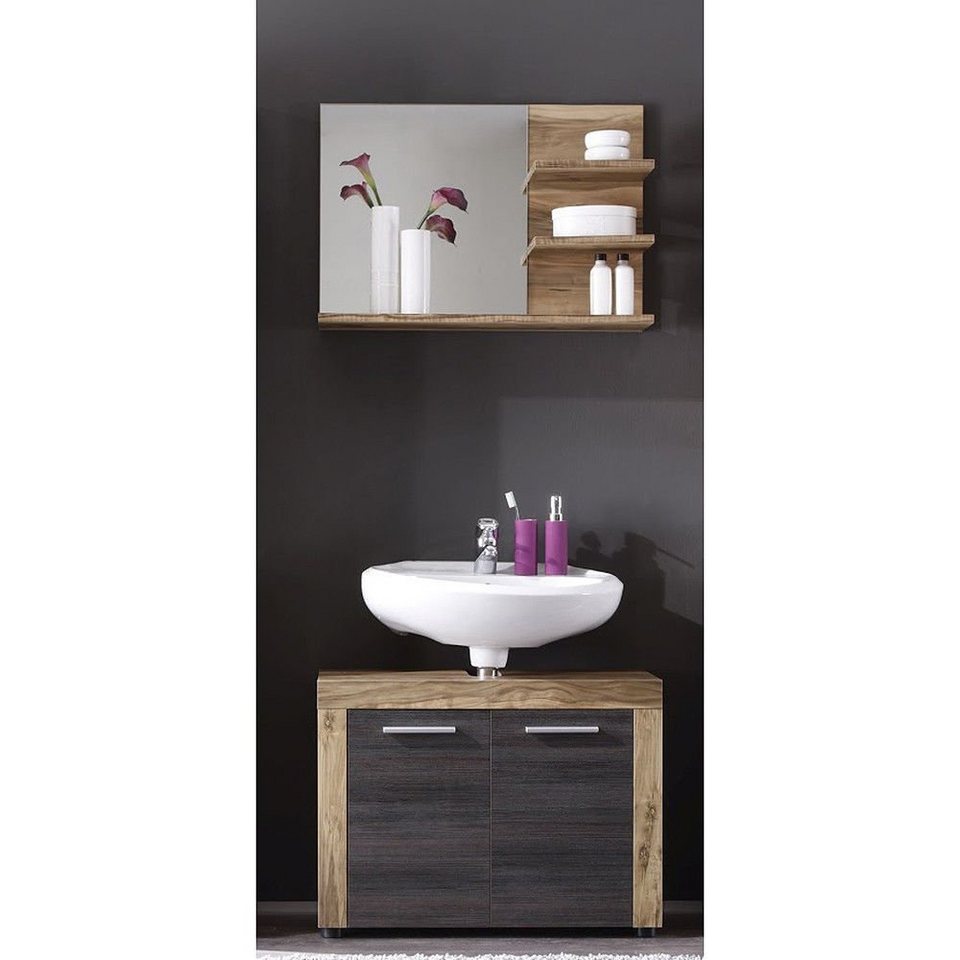 Trendteam Badezimmer Set Cancun Badezimmermöbel Set Badspiegel M