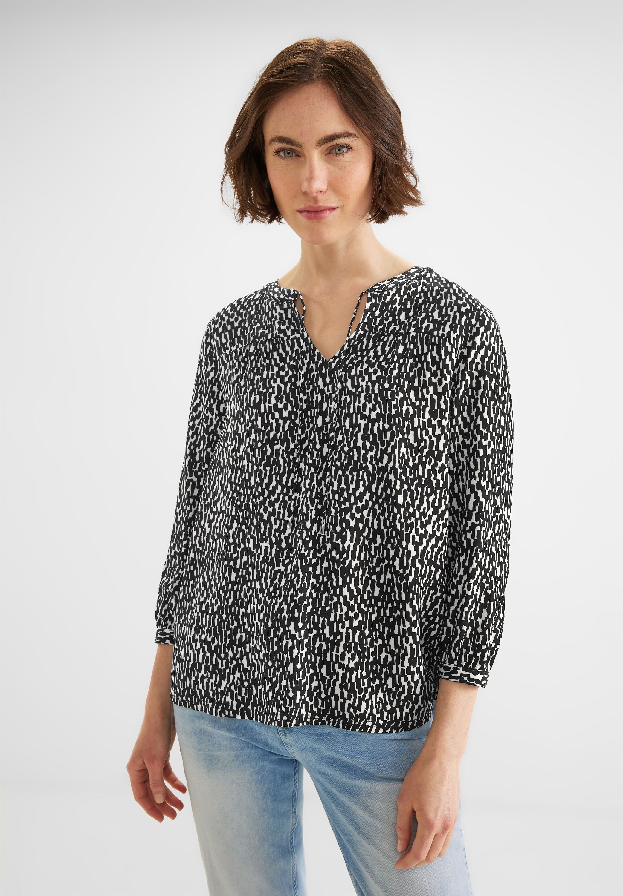 Street One Langarmbluse Aus Softer Viskose Damenbluse