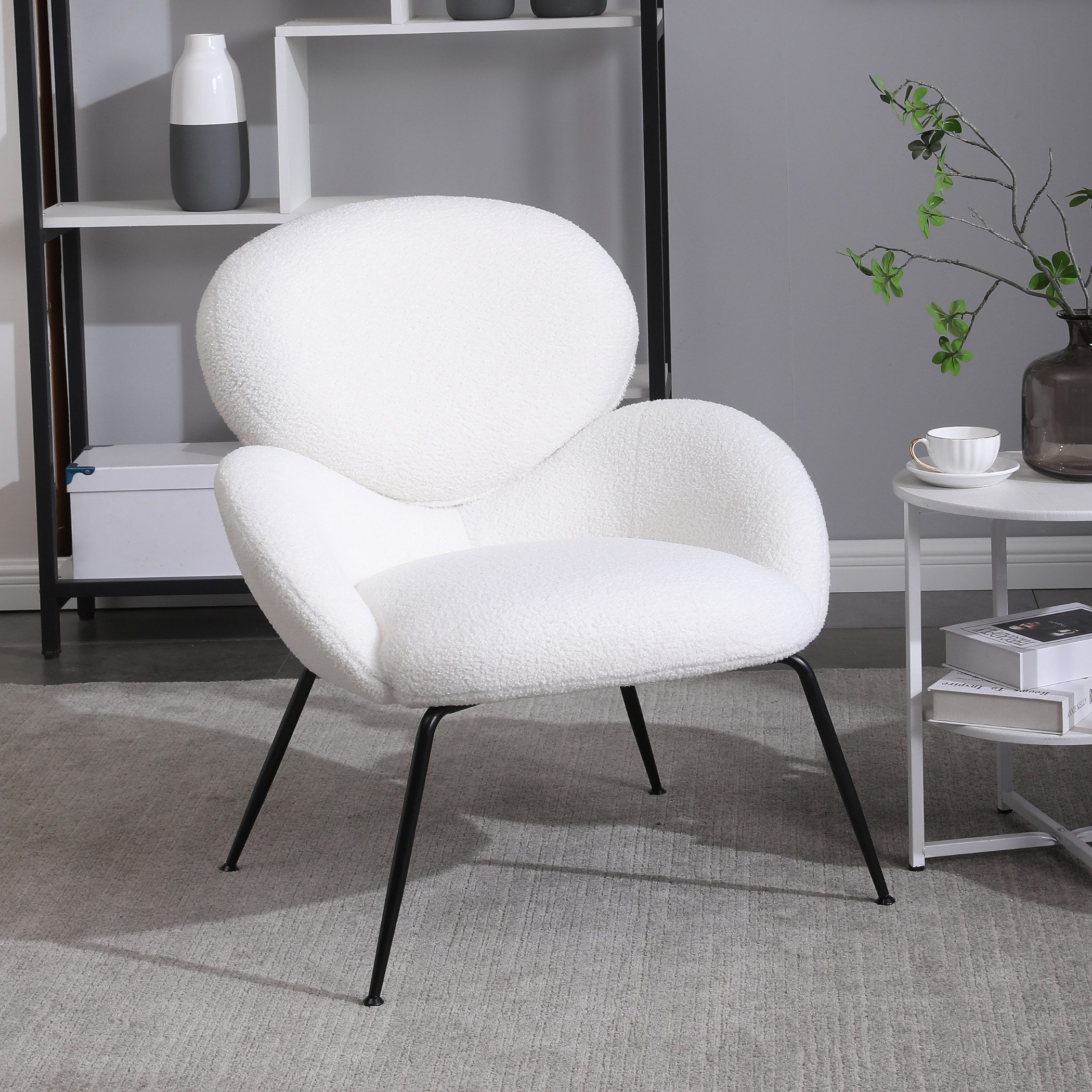 SeedWave Sessel Teddy Loungesessel mit Gekippter Rückenlehne ...