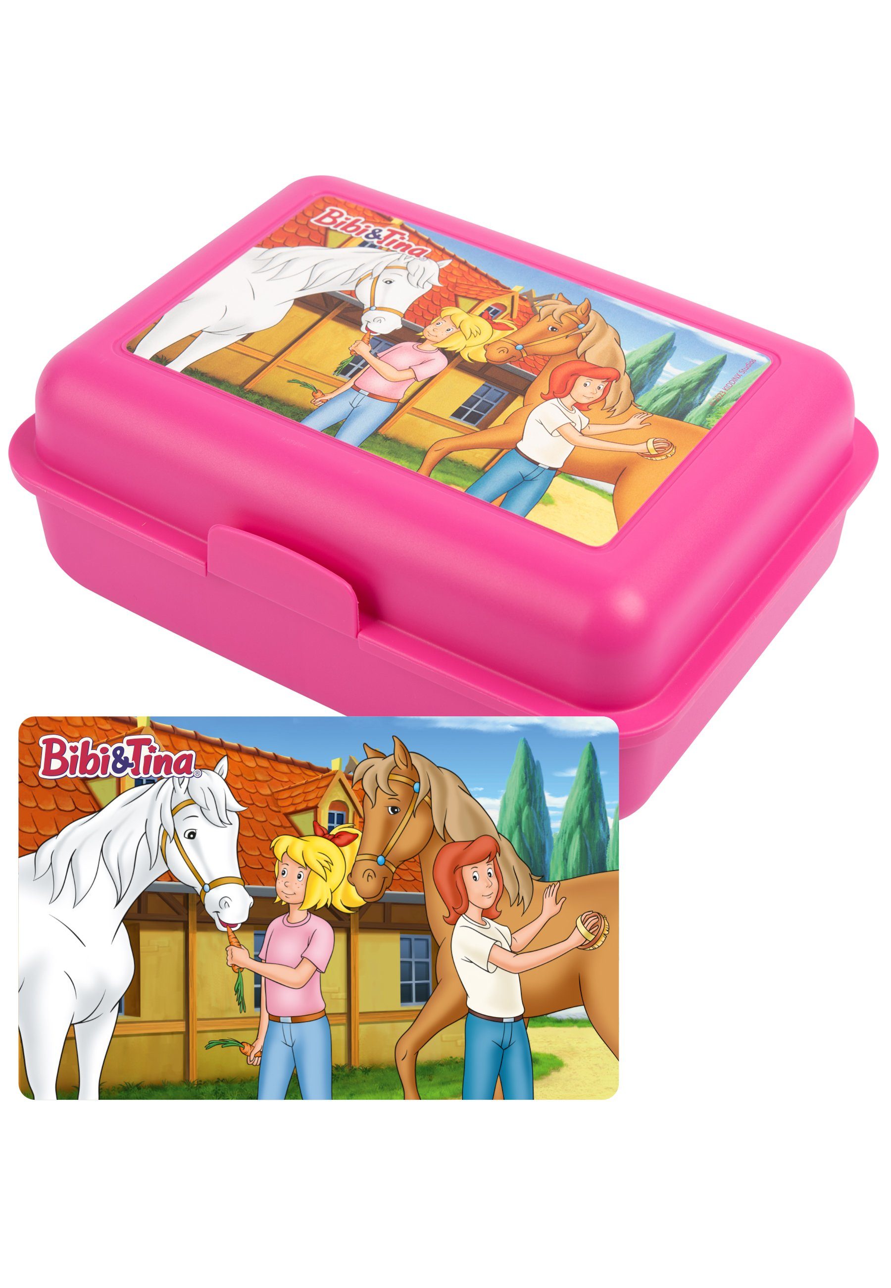 United Labels® Lunchbox Bibi Und Tina Brotdose Mit Trennwand