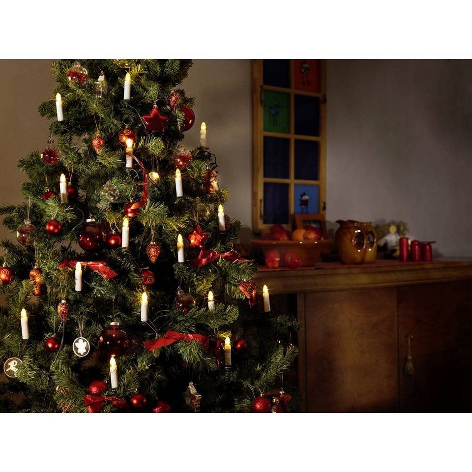 Konstsmide Lichterkette Led Baumkette Topbirnen One String 16 Warm