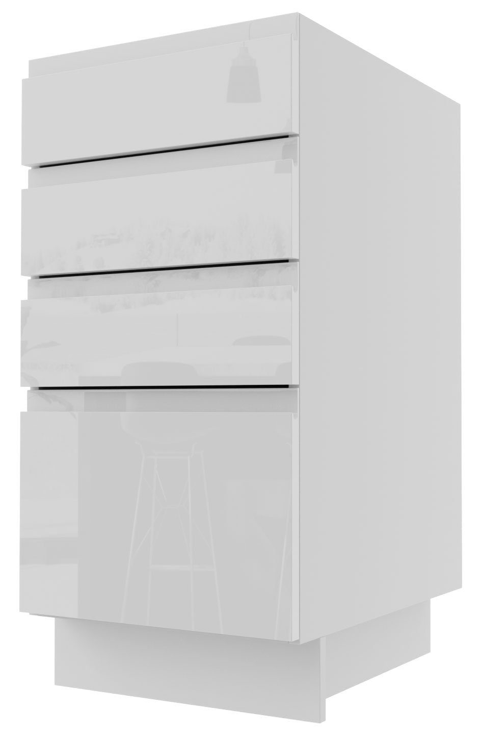 Feldmann Wohnen Unterschrank Florence Florence 1 St 40cm Front