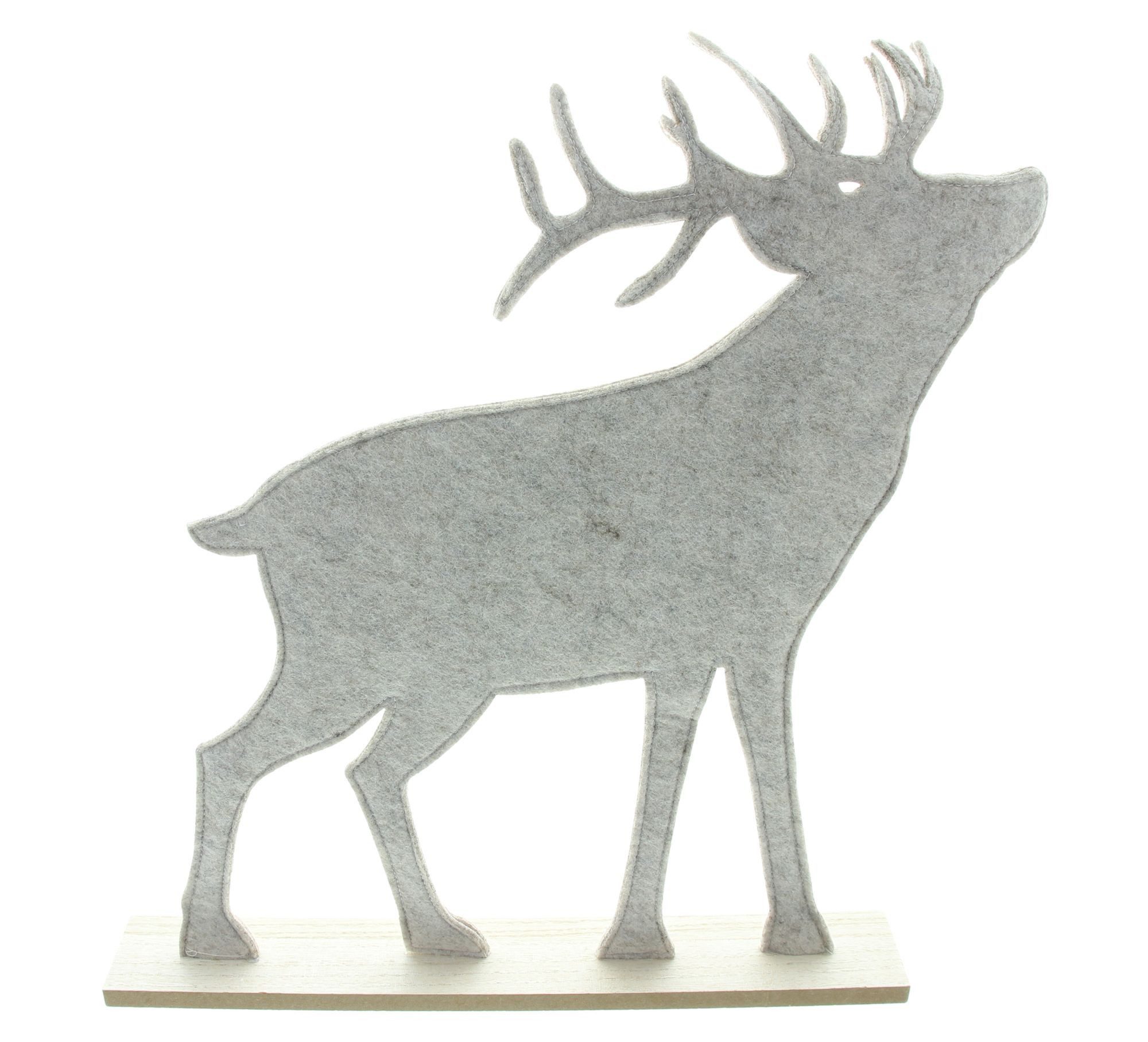 Frank Flechtwaren Dekoobjekt, Hirsch Filz, Qualitativ hochwertig