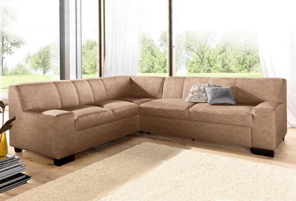 Domo Collection Ecksofa Norma L Form Wahlweise Mit Bettfunktion