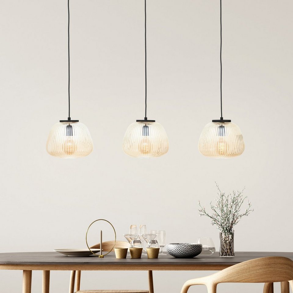 Lightbox Pendelleuchte Ohne Leuchtmittel Hängelampe Riffelglas
