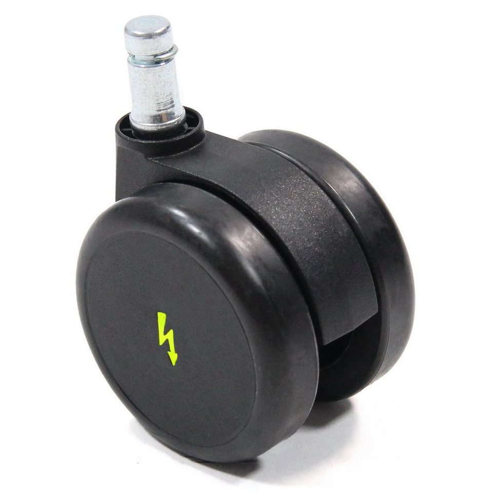 Hjh Office Stuhlrolle Stuhlrollen 5x Rolo Esd 11mm65mm 5er Pack