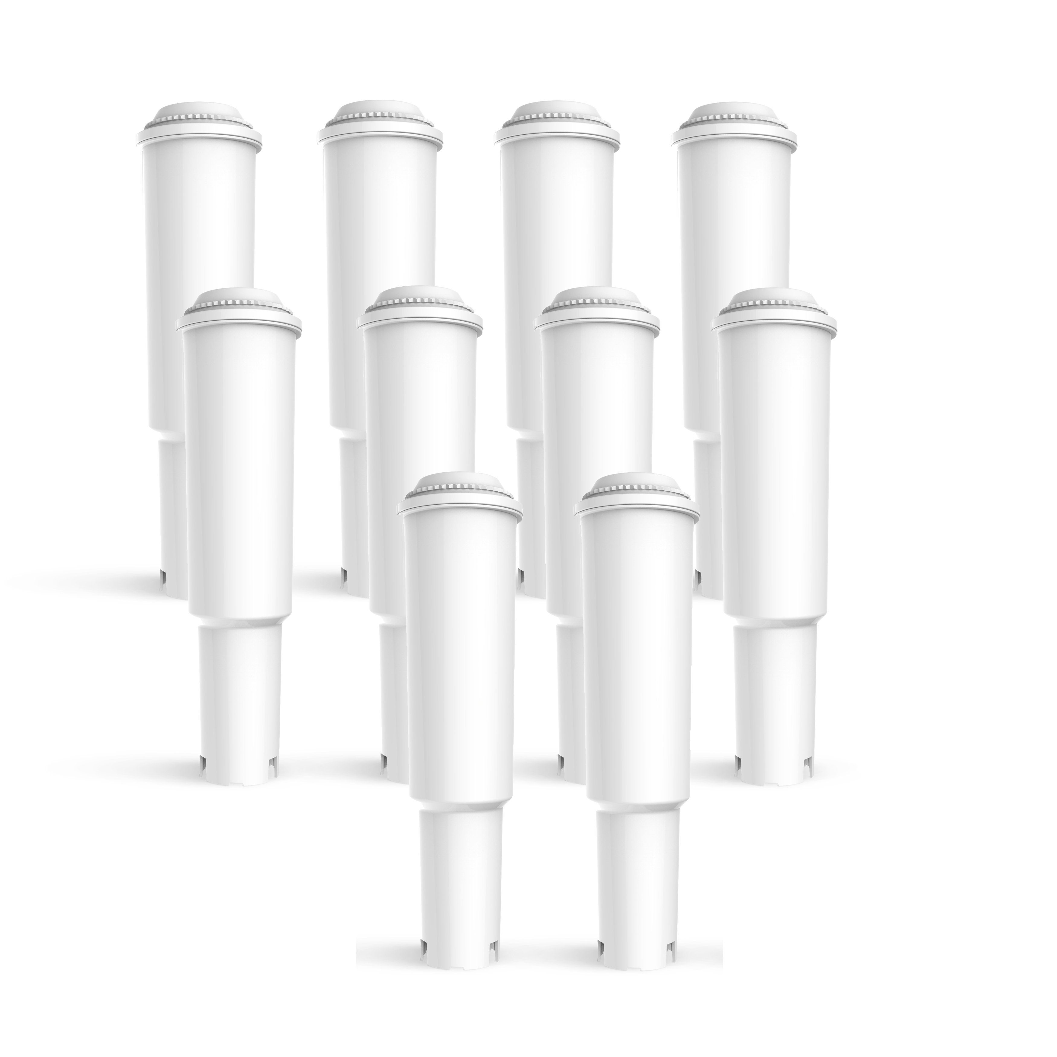 Comedes Wasserfilter 10er Set einsetzbar statt Jura Claris White, Zubehör für einsetzbar statt ...