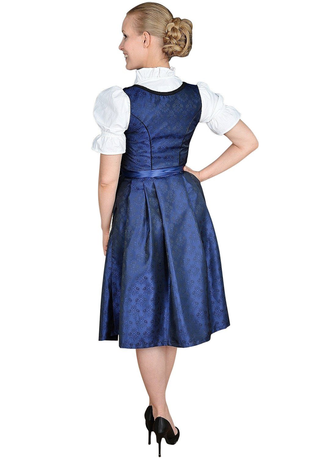 Edelnice Dirndl Royalblau, Trachtenkleid